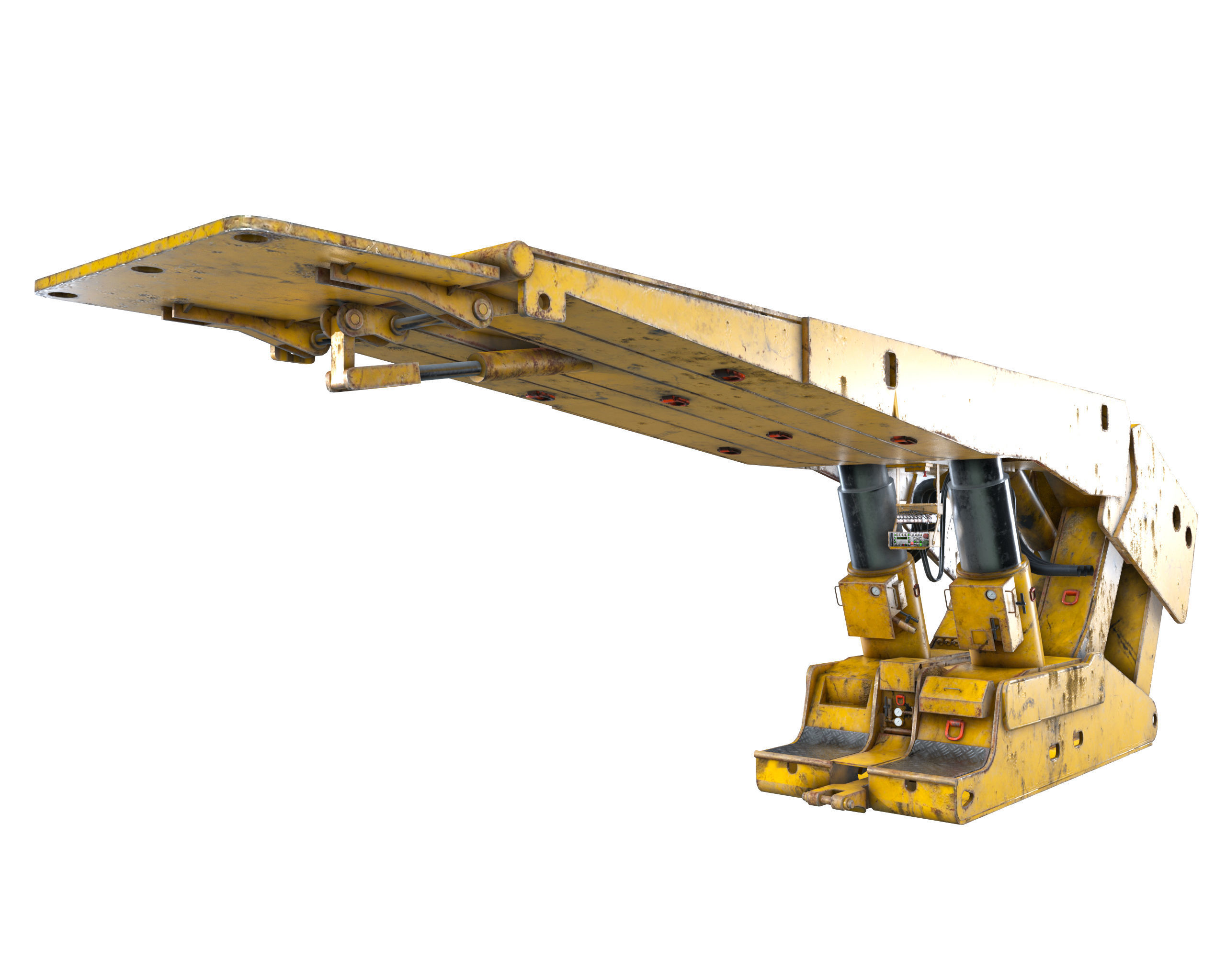 3D model Longwall Mining Roof Support VR / AR / low-poly | CGTrader