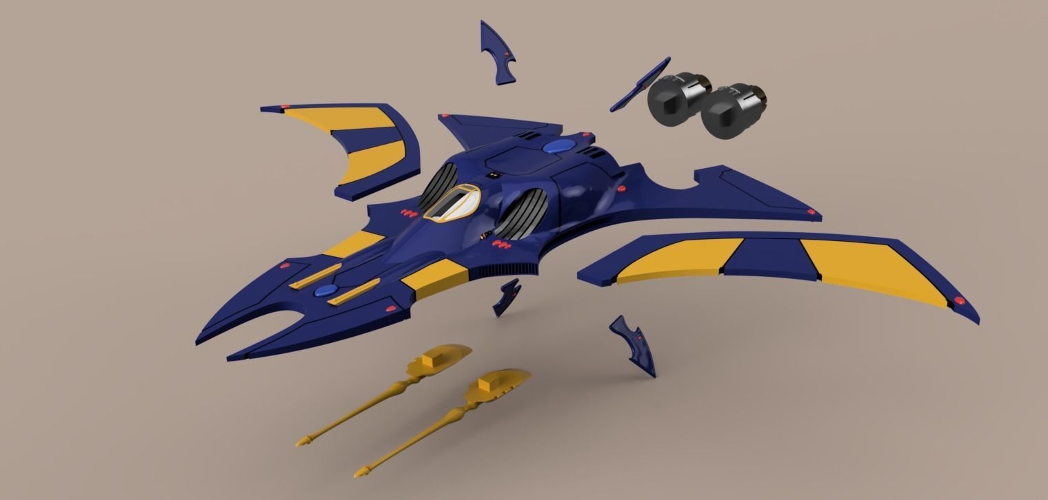 eldar nightwing 3D model 3D printable | CGTrader