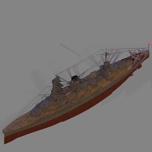 IJN Ise 3D model | CGTrader