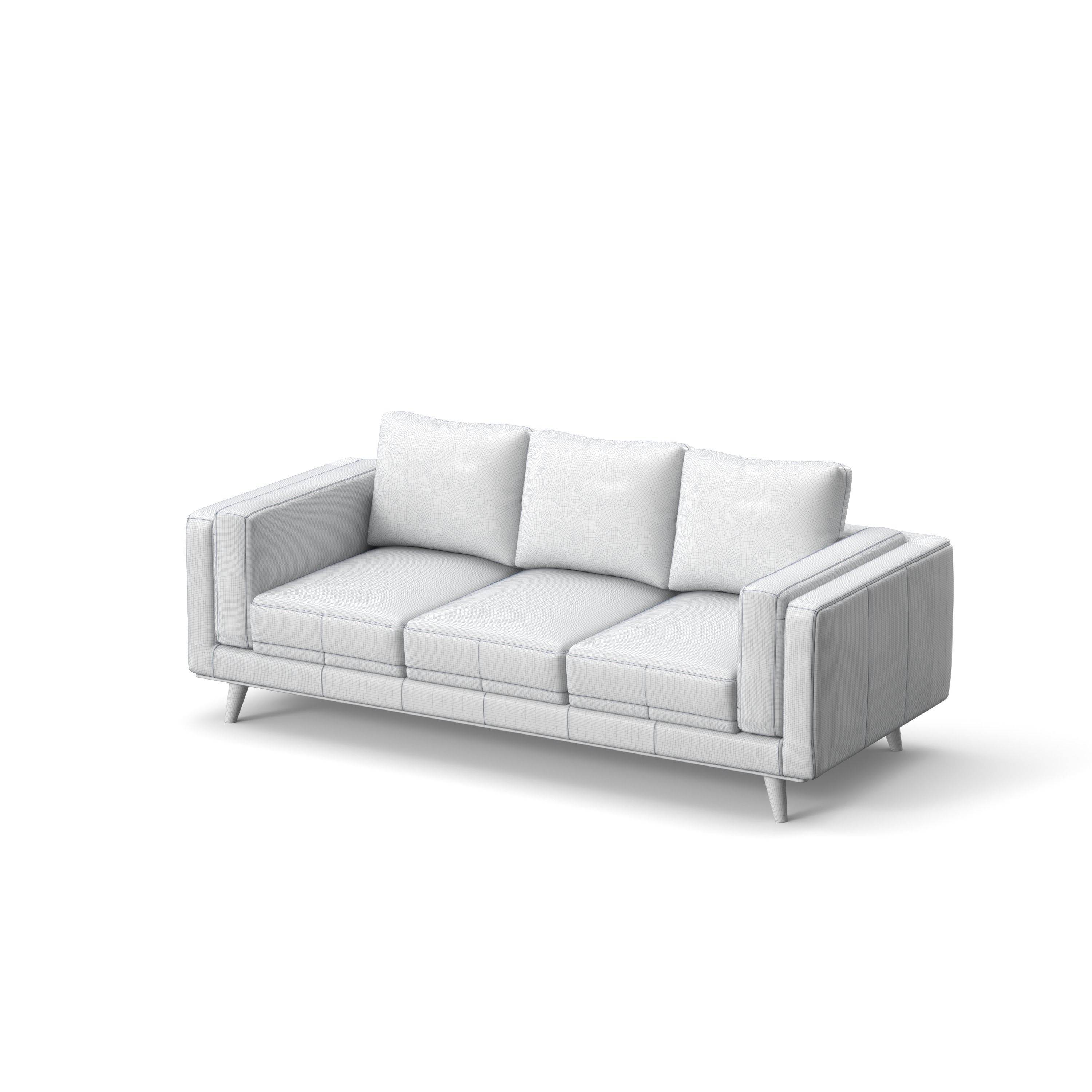 Leather Sofa 3D model | CGTrader