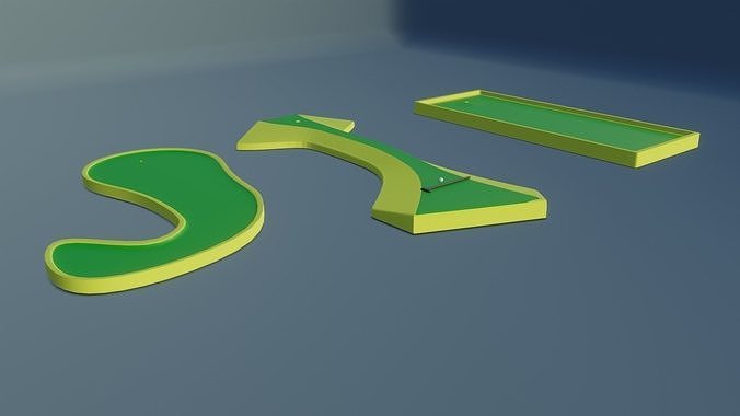 Tabletop mini golf 3D model 3D printable | CGTrader
