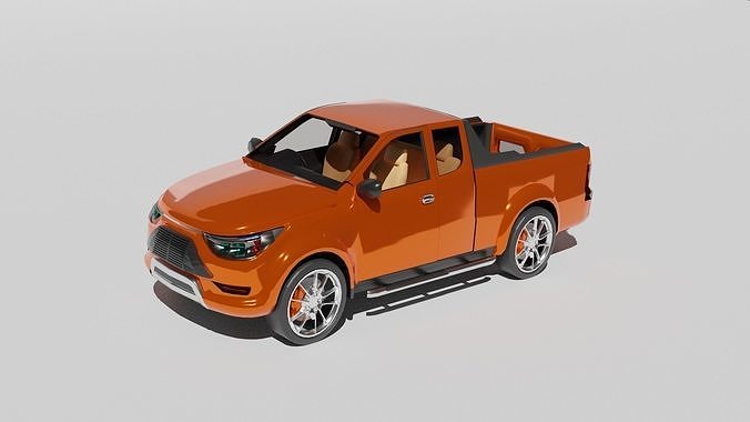 double cabin car 3D model | CGTrader