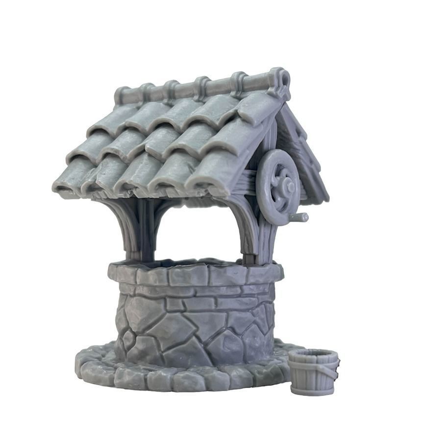 Village well 3D model 3D printable | CGTrader