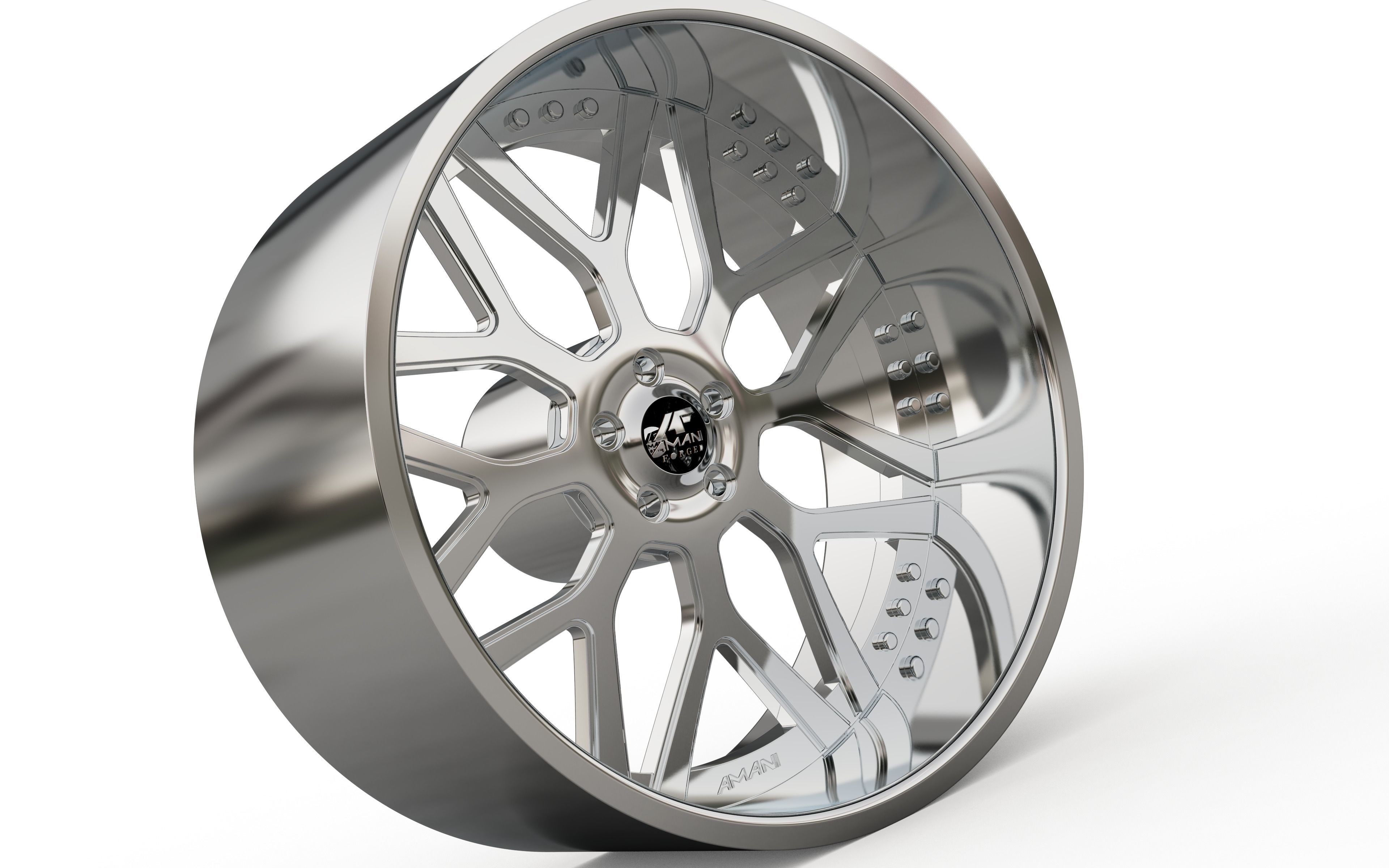 AMANI FORGED ALLORA WHEEL 3D model 3D printable | CGTrader