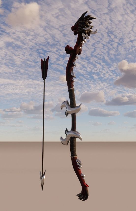 LUNARFIRE BOW 3D model | CGTrader