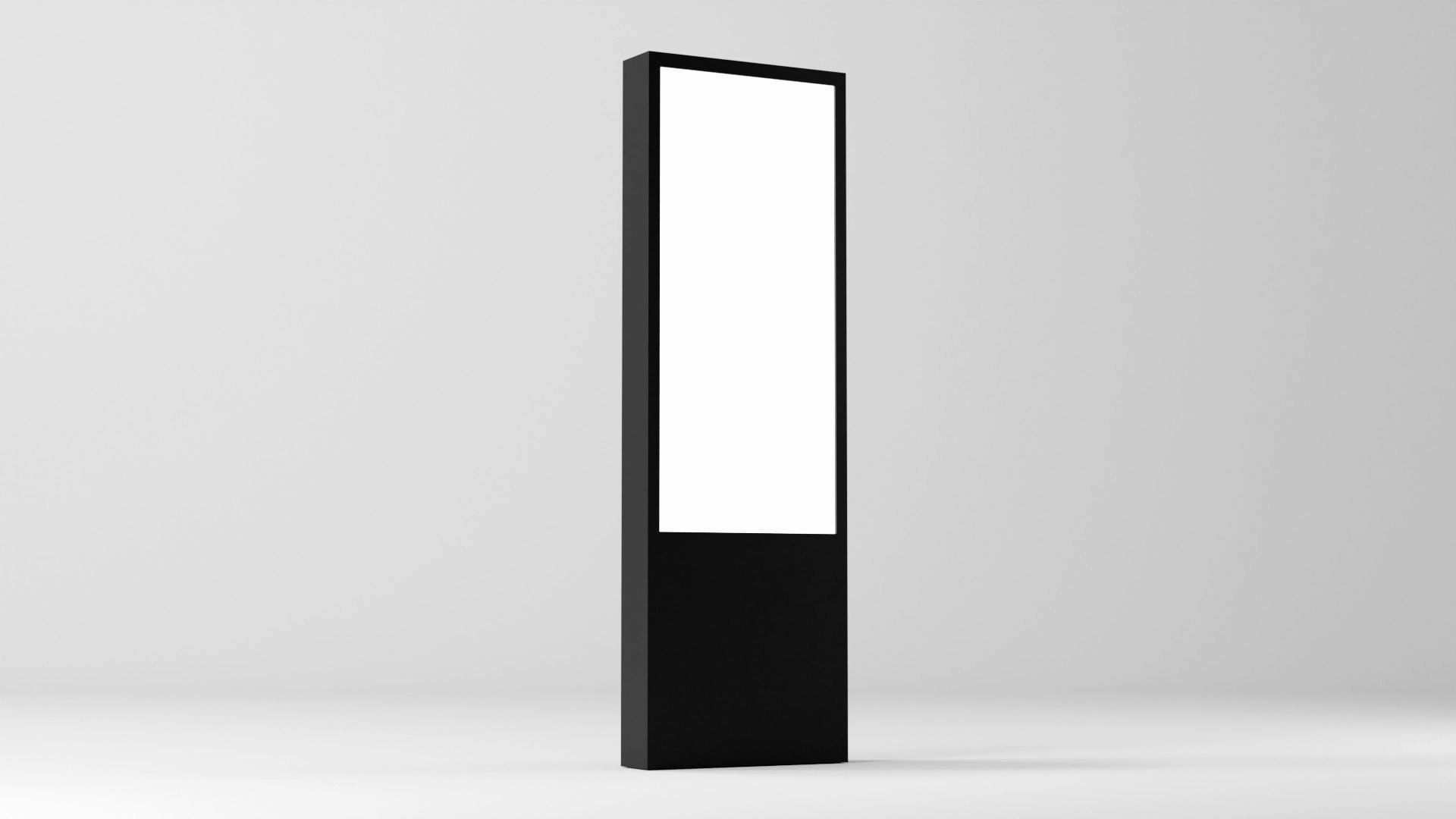 3D model Digital Roll Up Advertising Banner VR / AR / low-poly | CGTrader