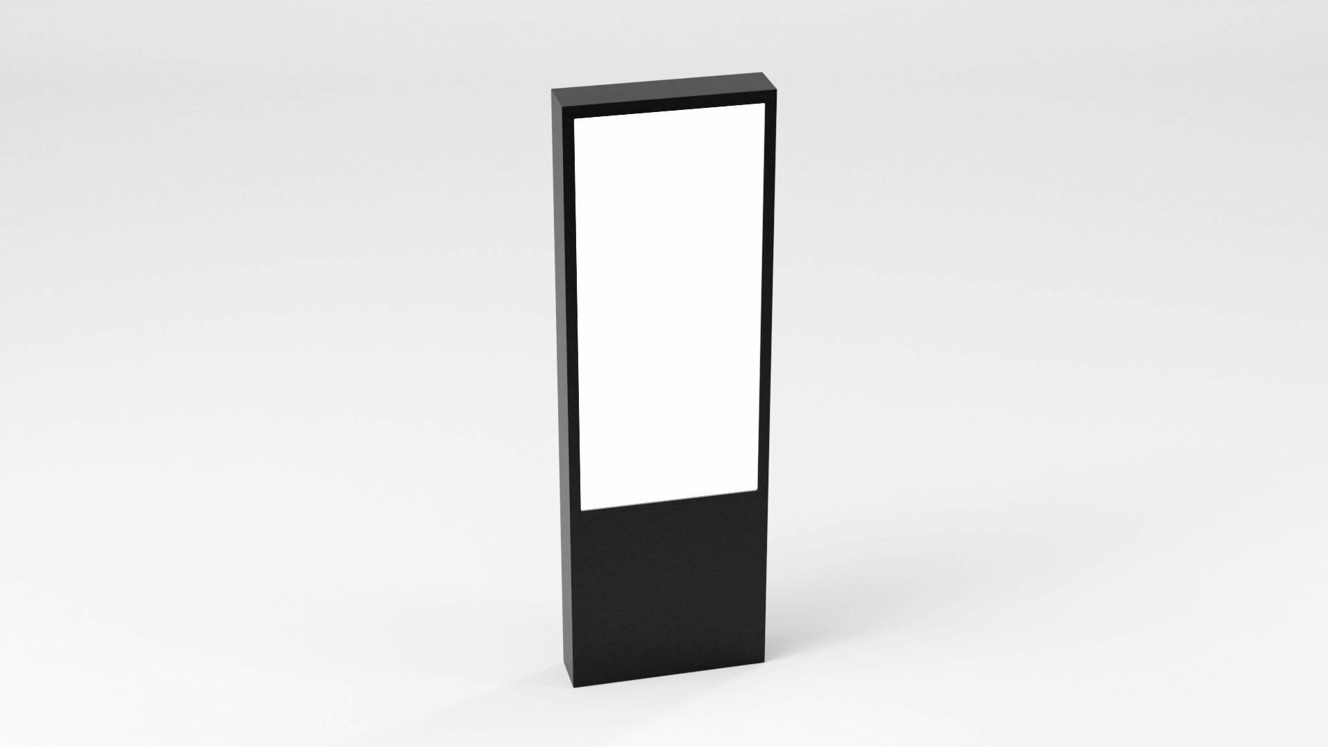 3D model Digital Roll Up Advertising Banner VR / AR / low-poly | CGTrader