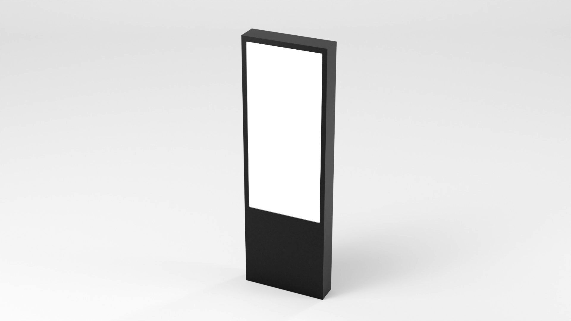 3D model Digital Roll Up Advertising Banner VR / AR / low-poly | CGTrader