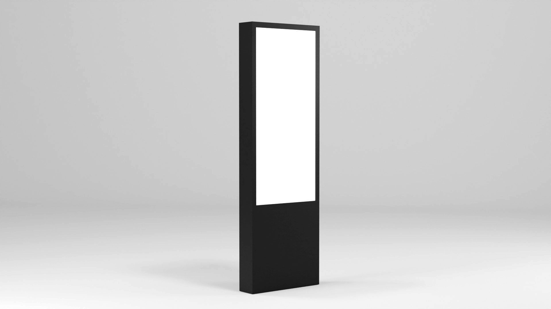 3D model Digital Roll Up Advertising Banner VR / AR / low-poly | CGTrader