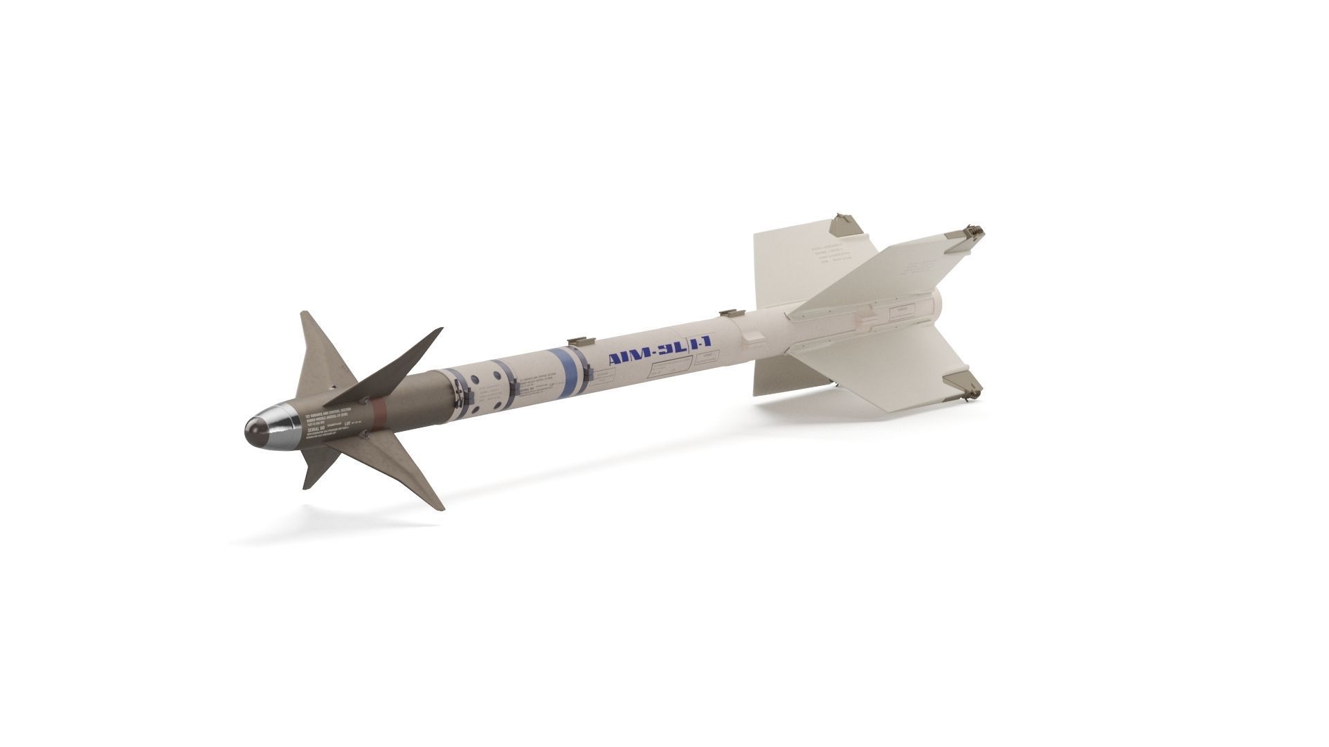 AIM-9X SIDEWINDER Missile 3D model | CGTrader