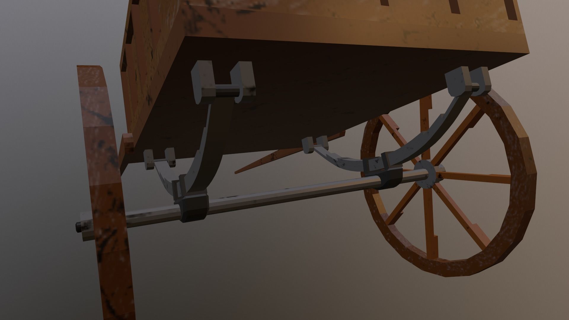3D model Freight cart VR / AR / low-poly | CGTrader