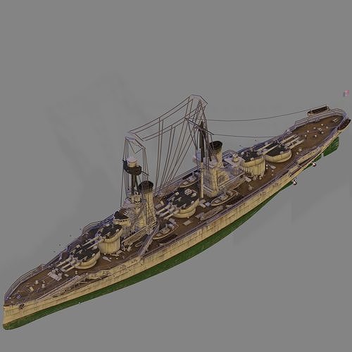 RN Andrea Doria 3D model | CGTrader