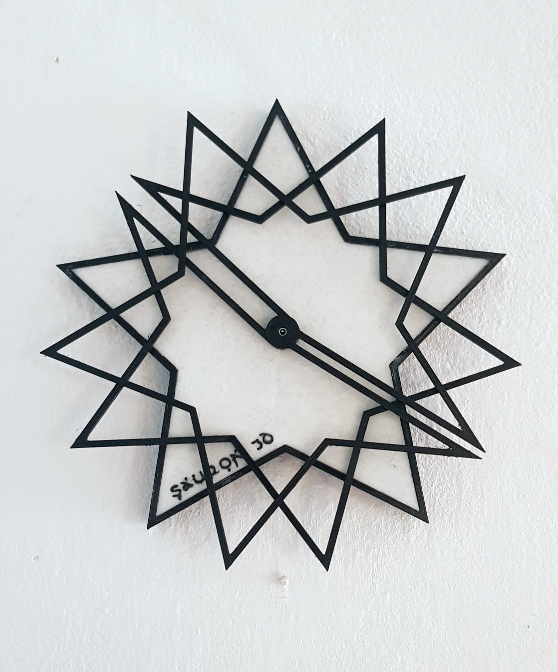 Reloj Estrella Star Clock 3D model 3D printable | CGTrader