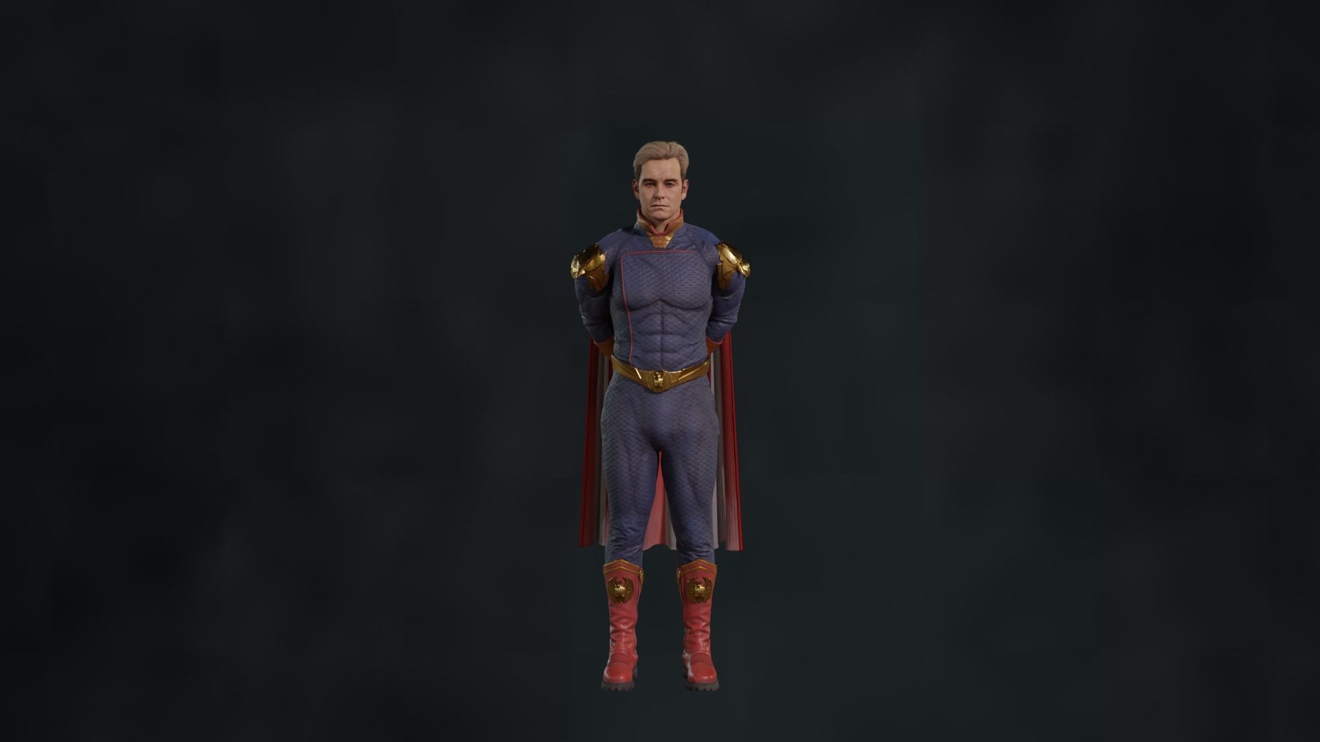 3D model Homelander The Boys 2023 3D model Low-poly 3D model VR / AR ...