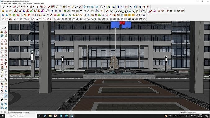 corporate office building 3D model 3D model | CGTrader