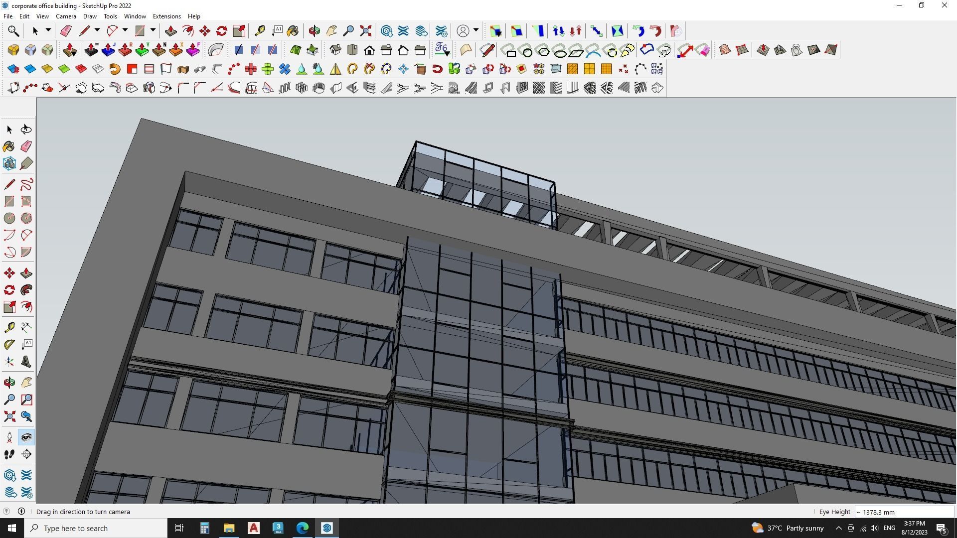 corporate office building 3D model 3D model | CGTrader