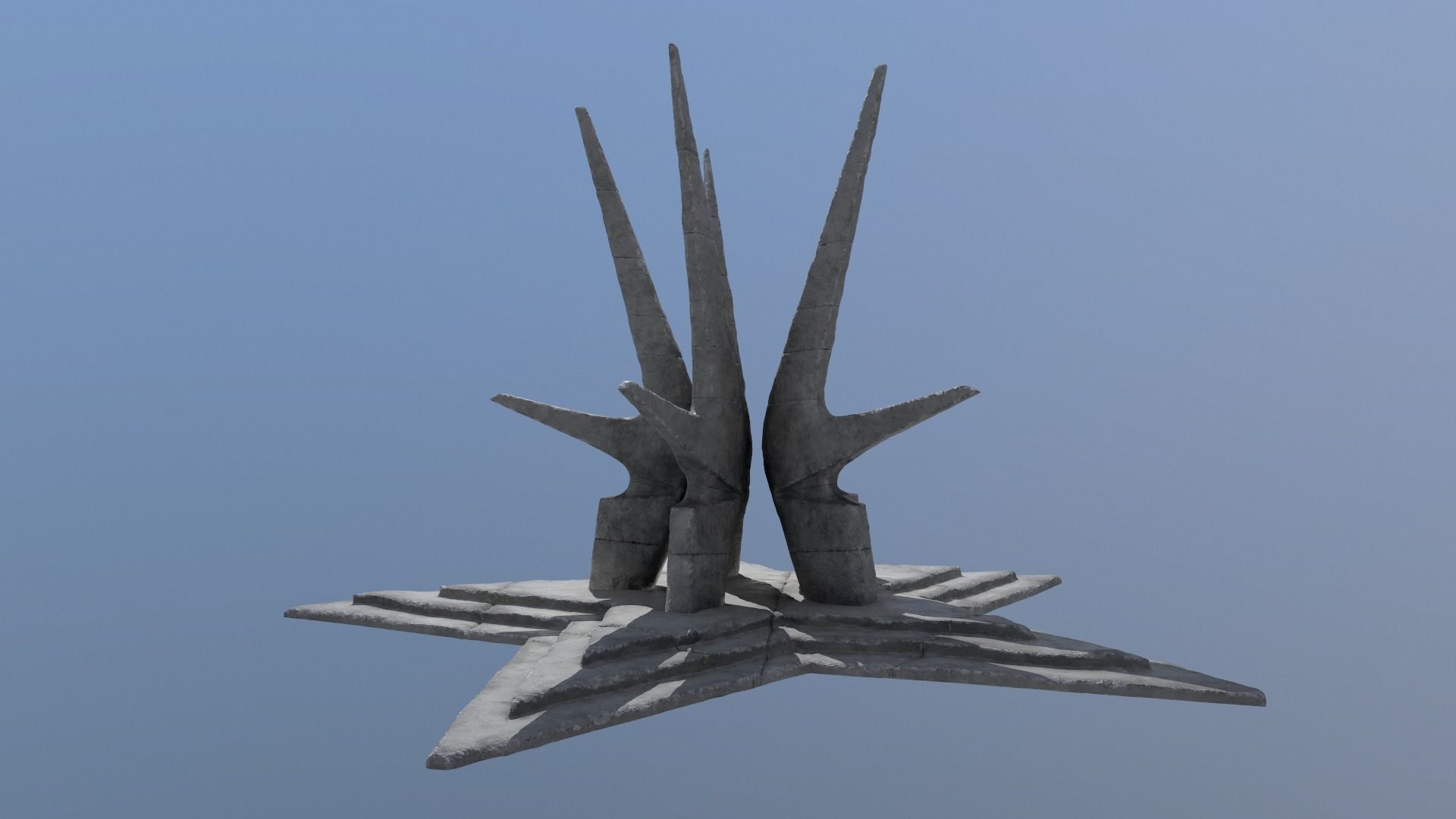 Brutalist Monument 3D model | CGTrader