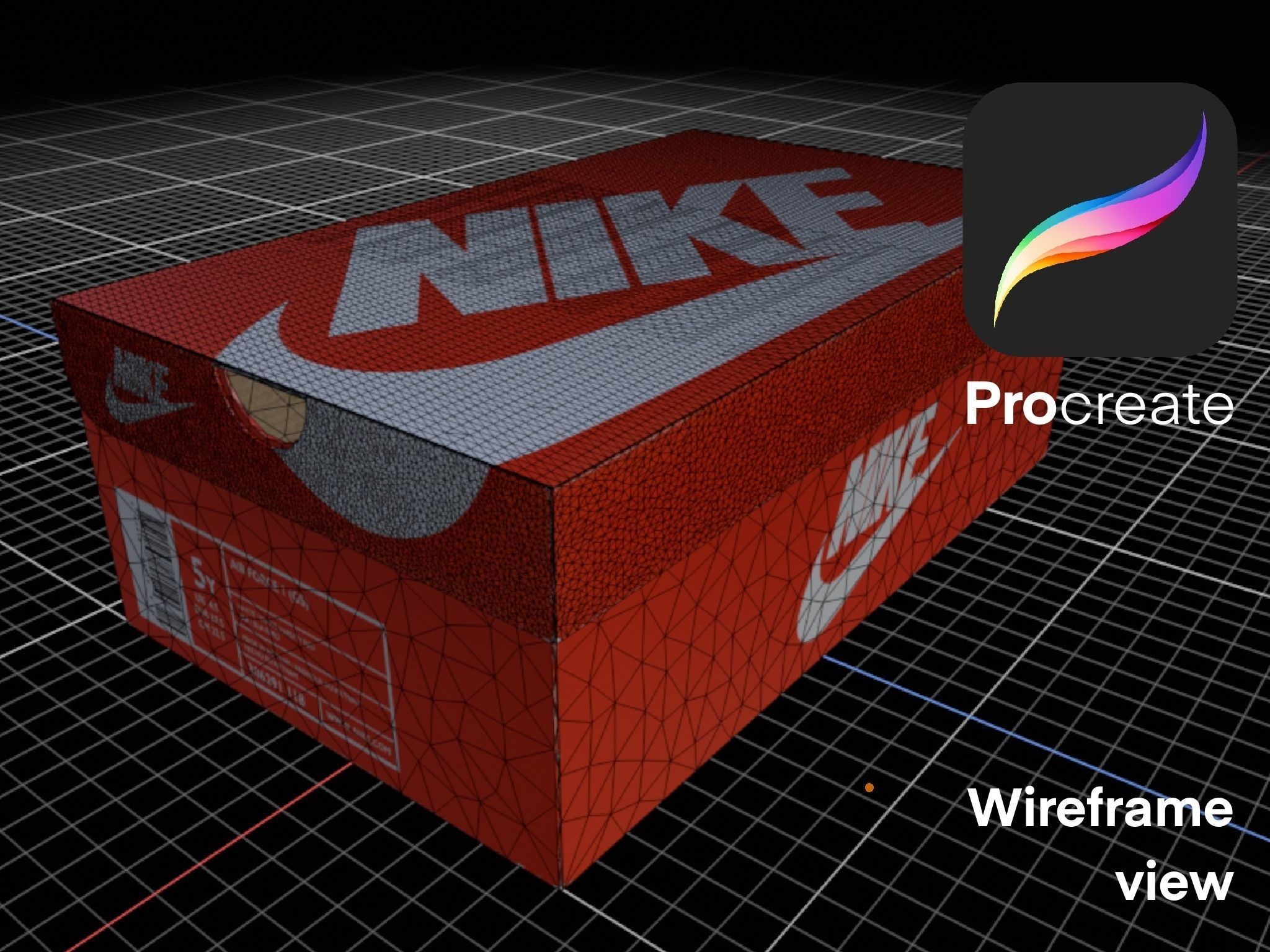 Sneakers Box Adidas and Nike 3D Procreate 3D model | CGTrader