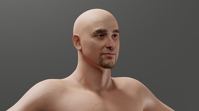 Realistic Male - Gerald 3D model rigged | CGTrader