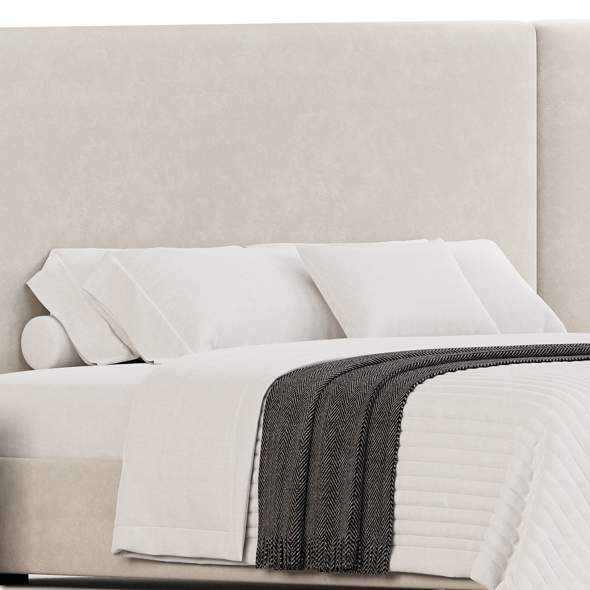 RH Modena Bed 3D model | CGTrader