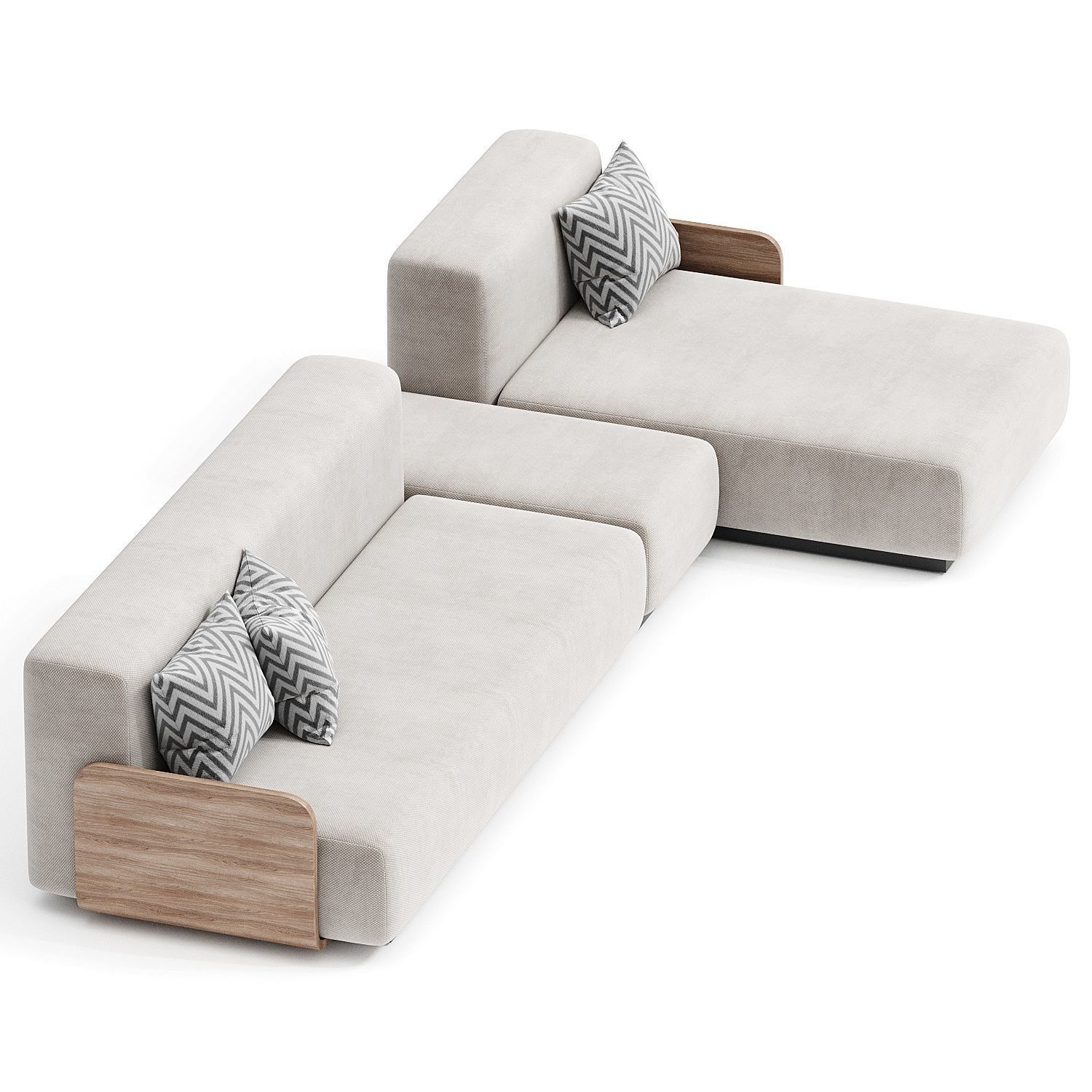 KLASTER sofa By prostoria 3d model 3D model | CGTrader