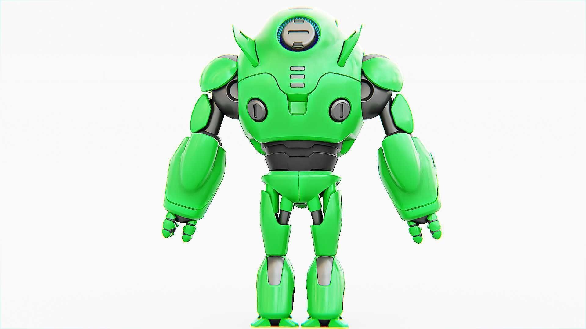 ASTRONAUT BOT V-3000 RIGGED 3D model rigged | CGTrader