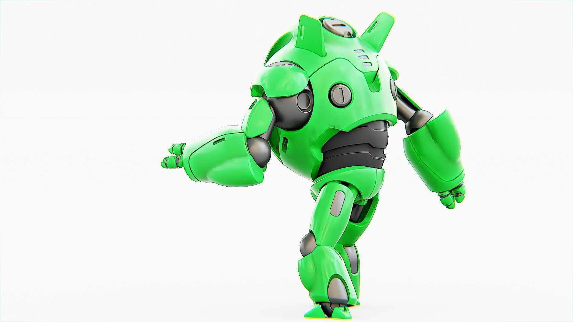 ASTRONAUT BOT V-3000 RIGGED 3D model rigged | CGTrader