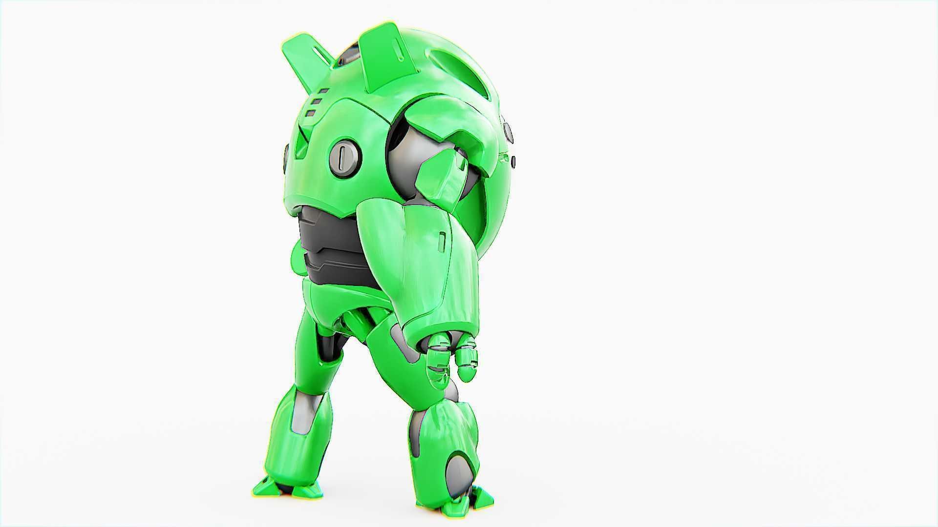 ASTRONAUT BOT V-3000 RIGGED 3D model rigged | CGTrader