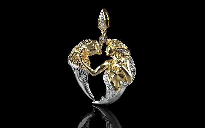 Pendant Magerit Instinto 3D model 3D printable | CGTrader