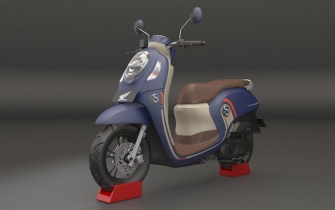 Honda Scoopy 2021 3D model | CGTrader