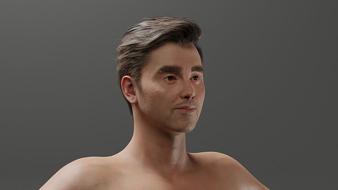Realistic Male - Simon 3D model rigged | CGTrader