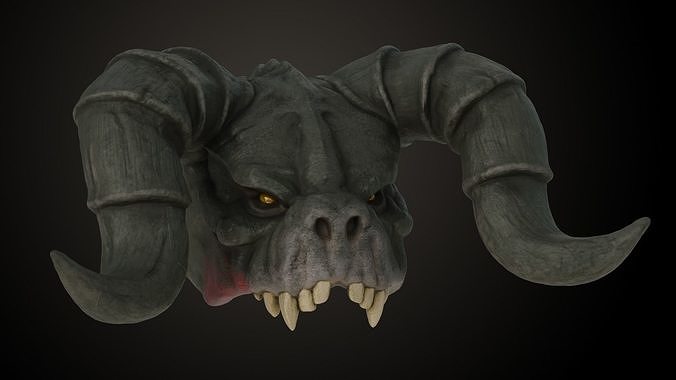 Fallout Deathclaw Head 3D model 3D printable | CGTrader