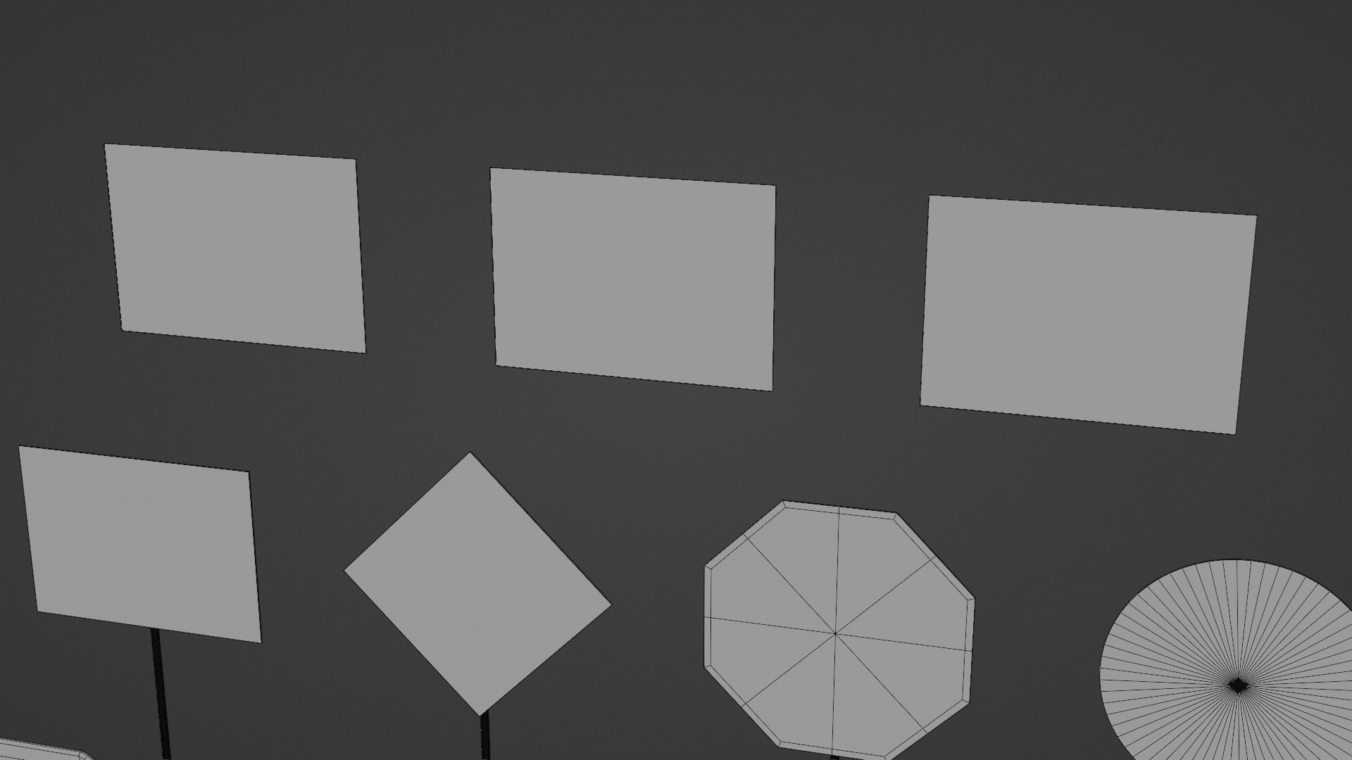 3D model Signs and Road Signs VR / AR / low-poly | CGTrader