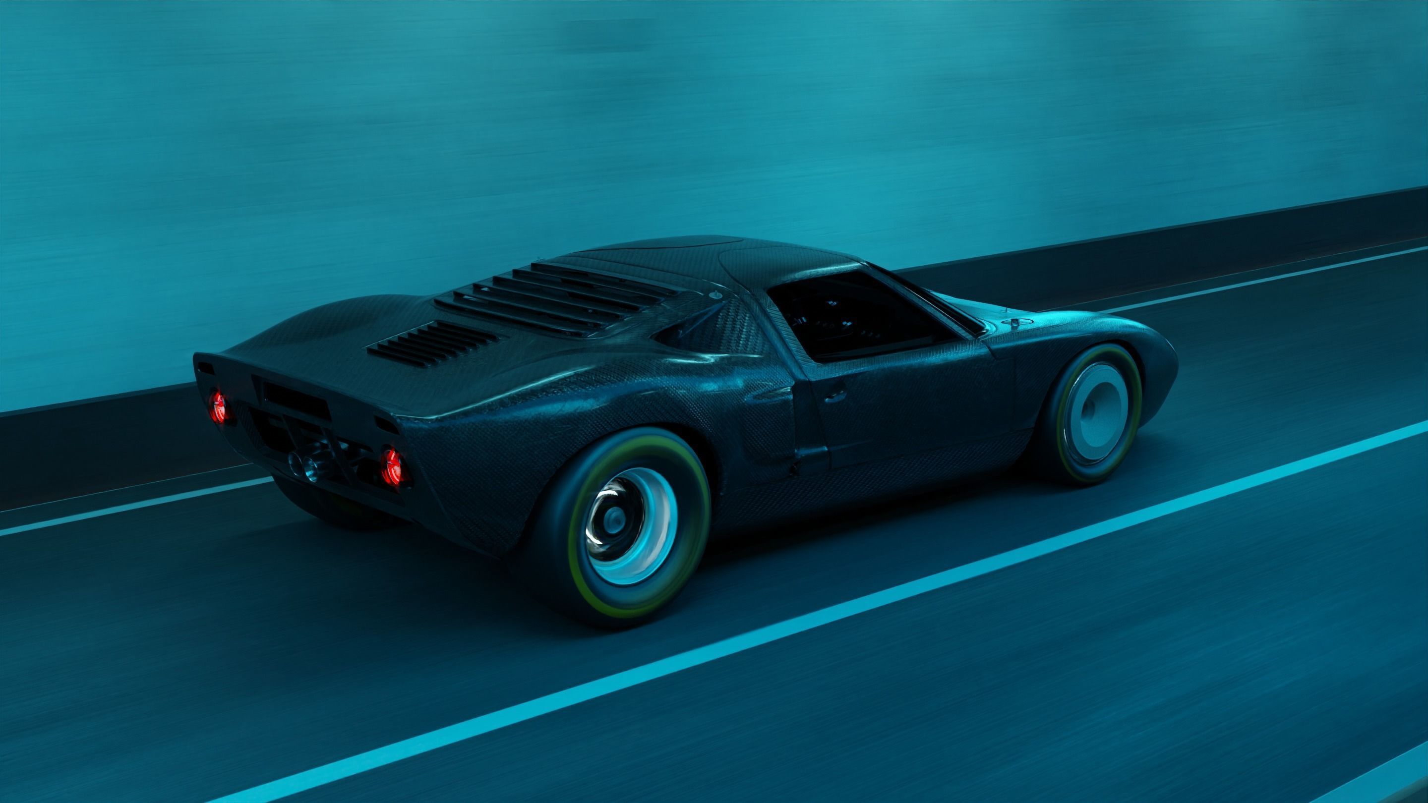 Automotive Tunnel Scene 3D Blender File Textured Day And Night 3D model ...