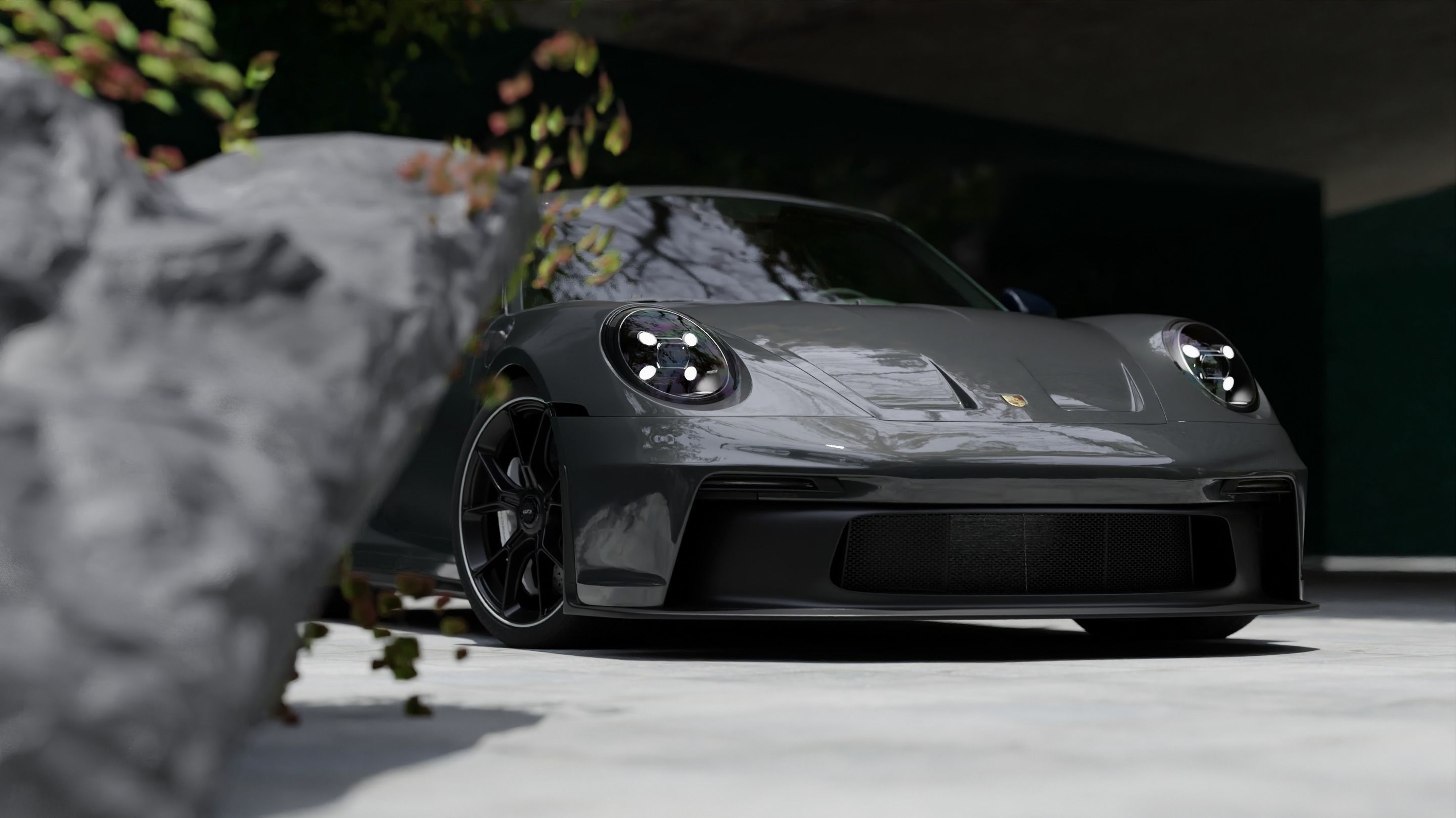 Chill Vibes Automotive Render Scene 3D Blender File Textured 3D model ...