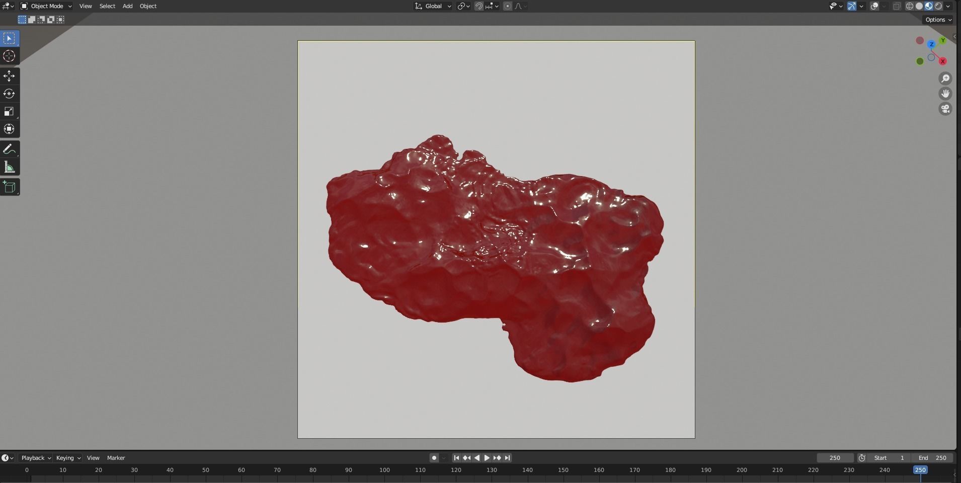 Animated Blood Spilling 13 3D model animated | CGTrader