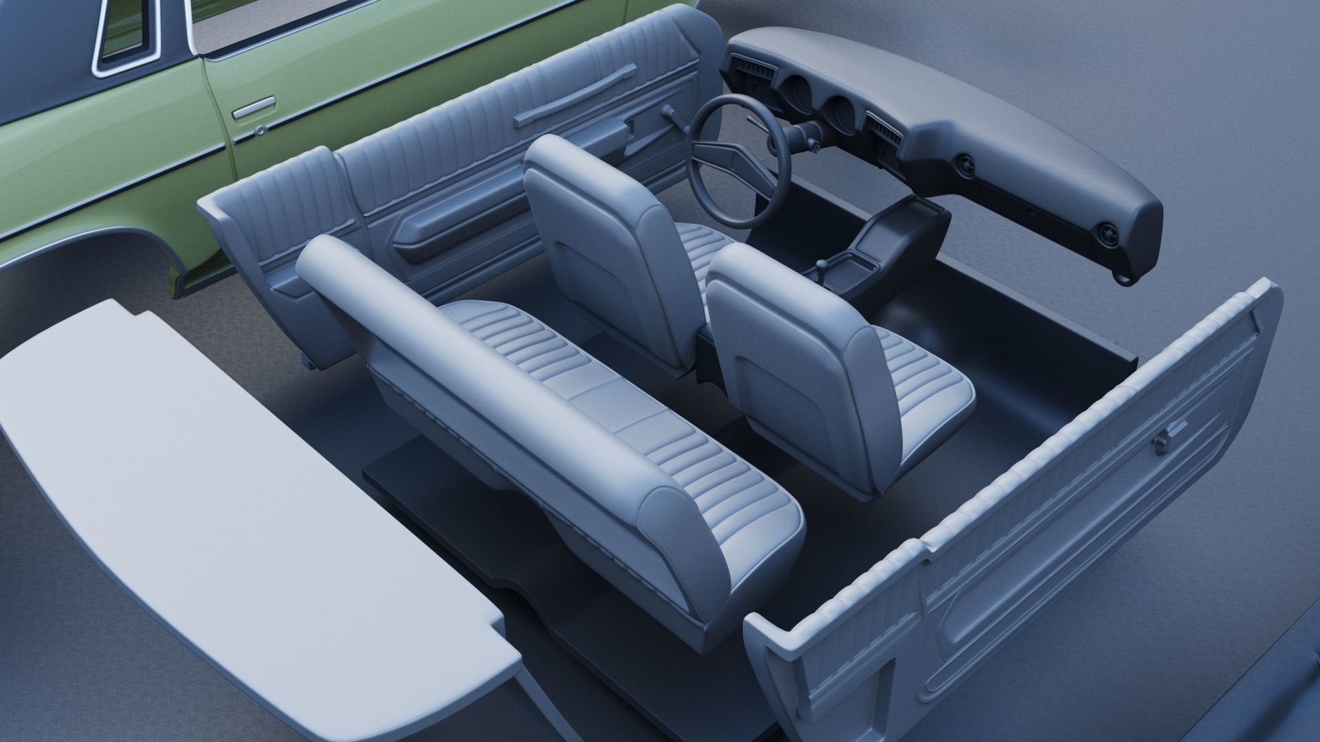 Oldsmobile Cutlass Supreme 1973 3D model 3D printable | CGTrader