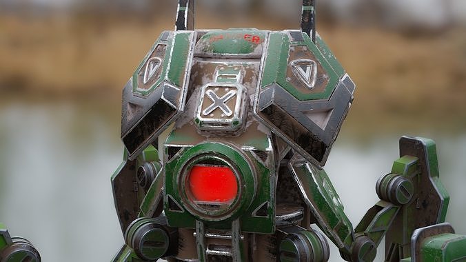 3D model Robot Scout VR / AR / low-poly | CGTrader