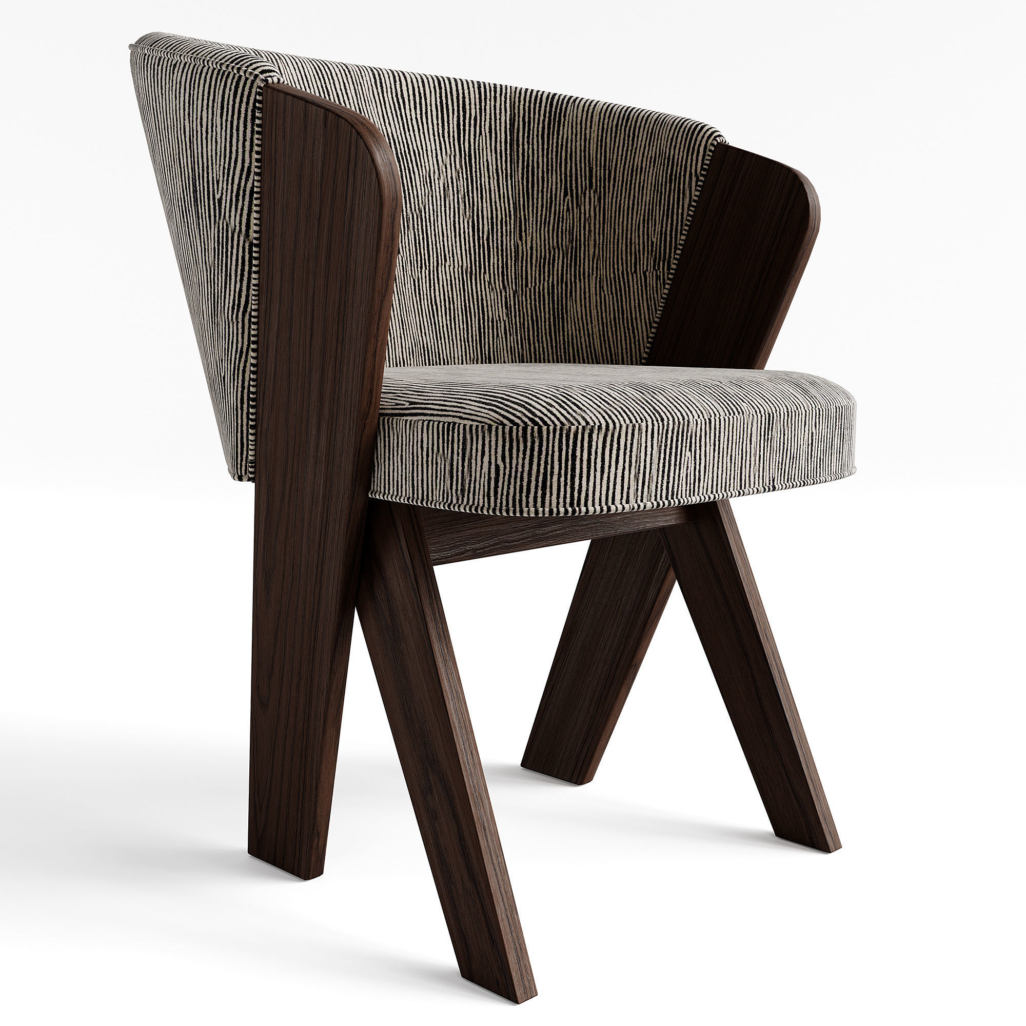 3D model Chair Adrienne by Pierre Frey VR / AR / low-poly | CGTrader