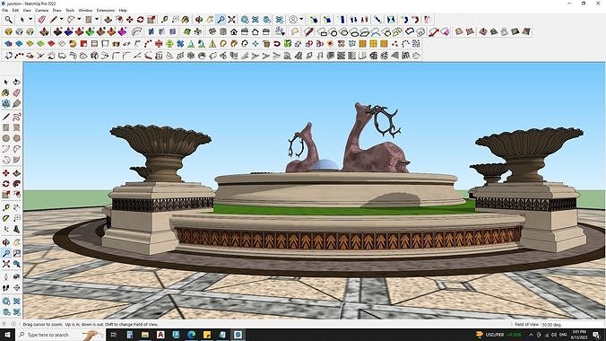 Roundabout 3D model 3D model | CGTrader