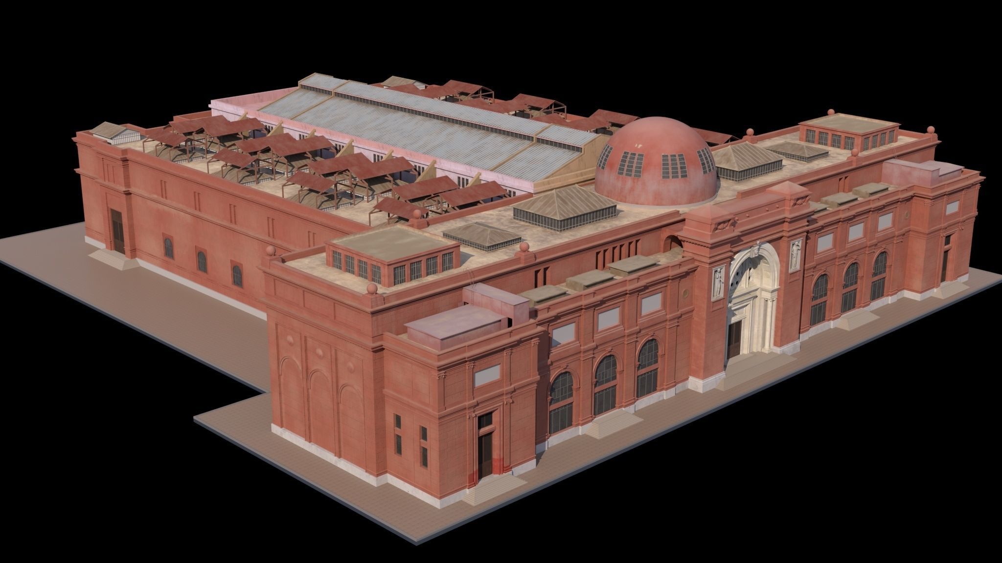 Egyptian Museum 3D model | CGTrader