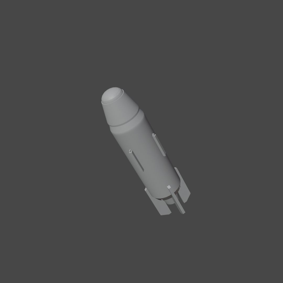 3D model Rocket Game asset VR / AR / low-poly | CGTrader