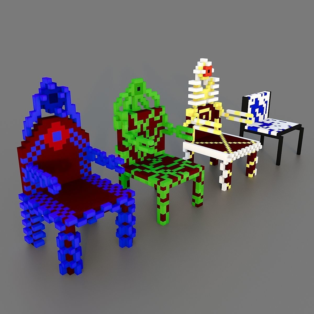 Minecraft Asset 3D model | CGTrader