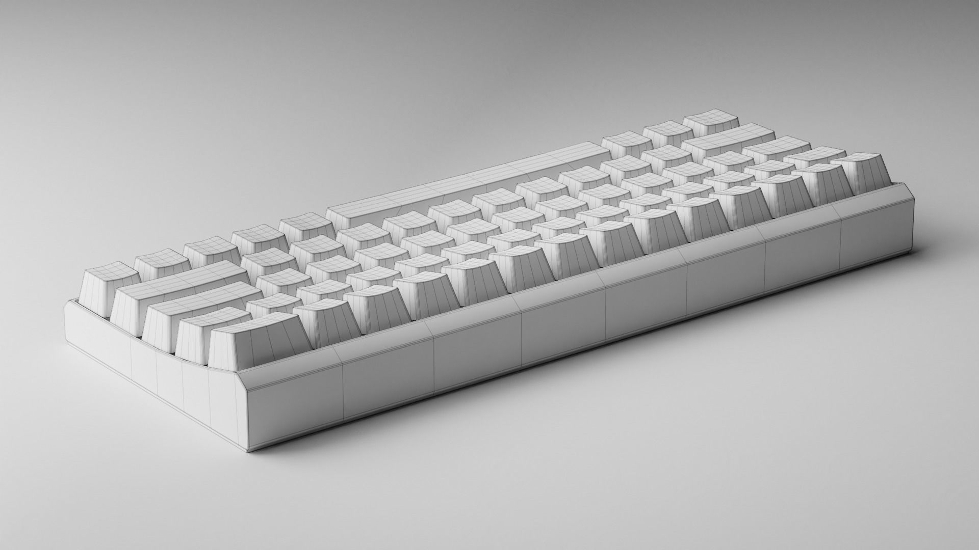 3D model Wireless Mechanical Keyboard - Blender VR / AR / low-poly | CGTrader