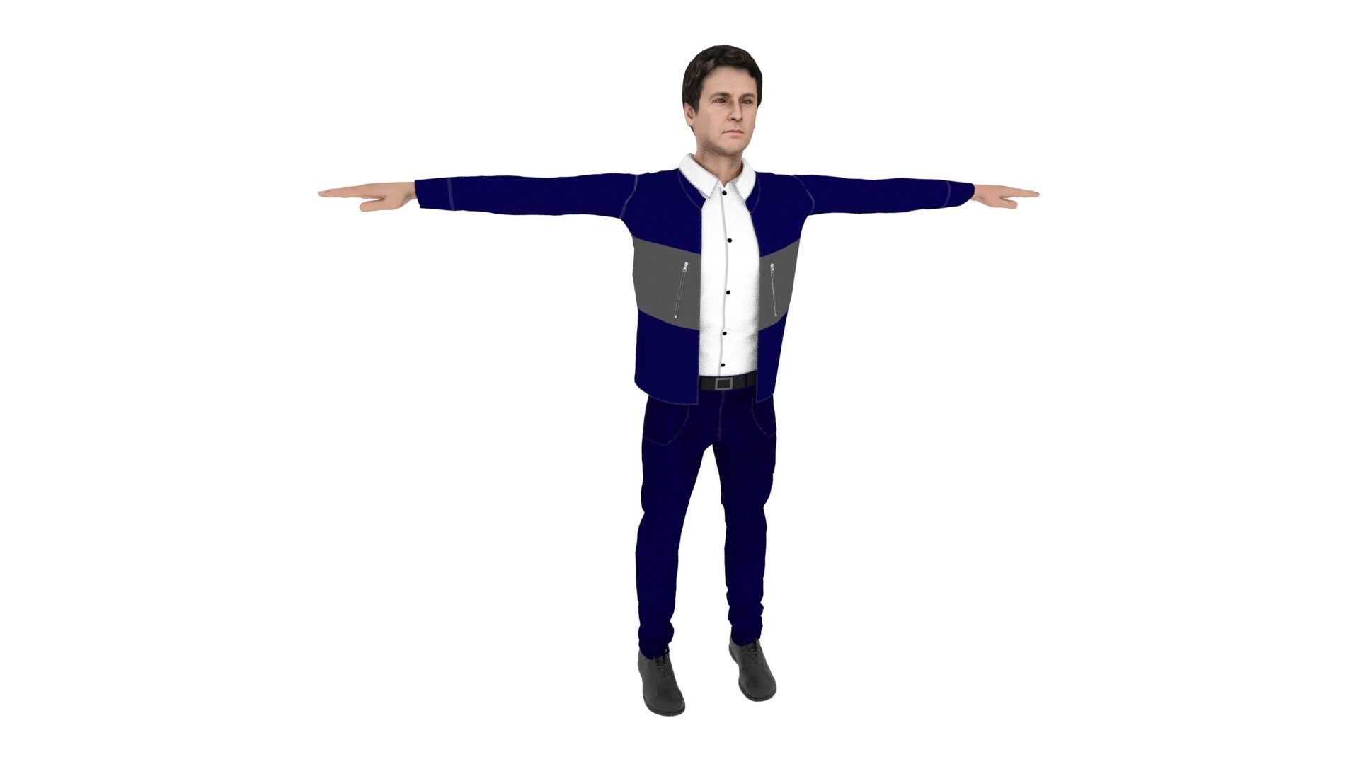3D model Realistic Character Man VR / AR / low-poly | CGTrader