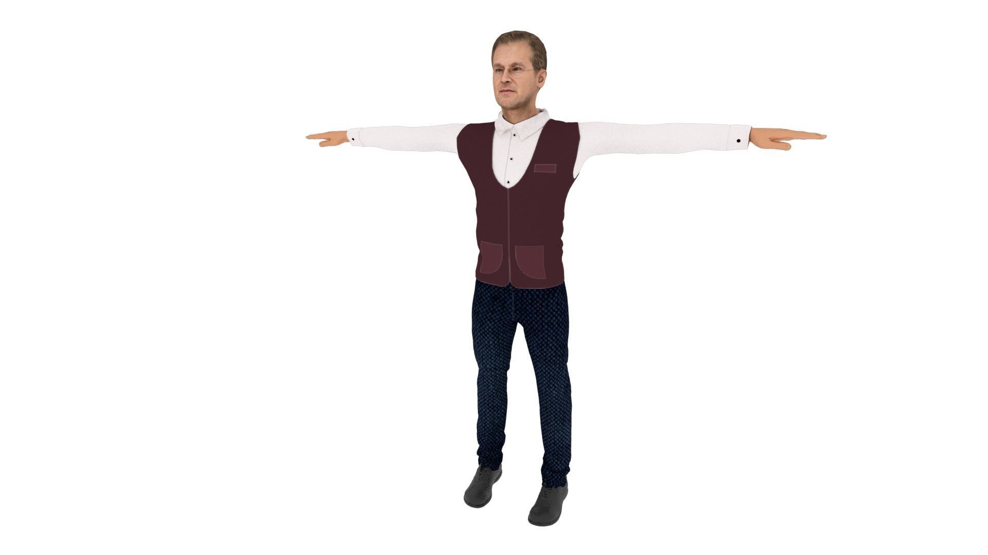 3D model Man Human VR / AR / low-poly | CGTrader