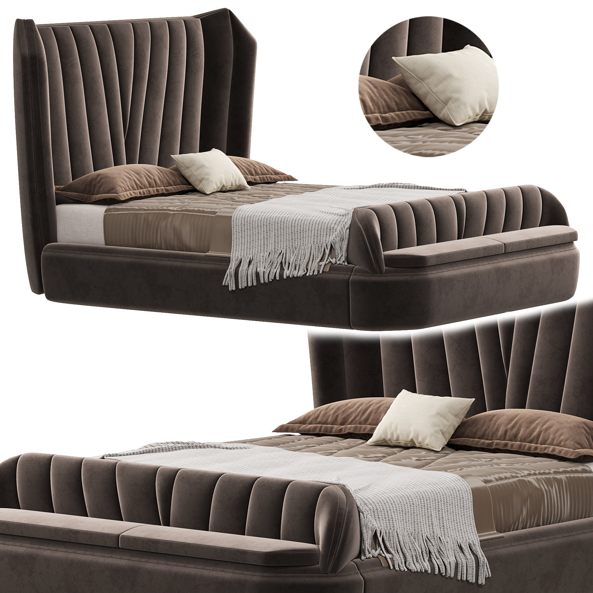 HEMINGWAY BED BY Visionnaire home 3D model | CGTrader