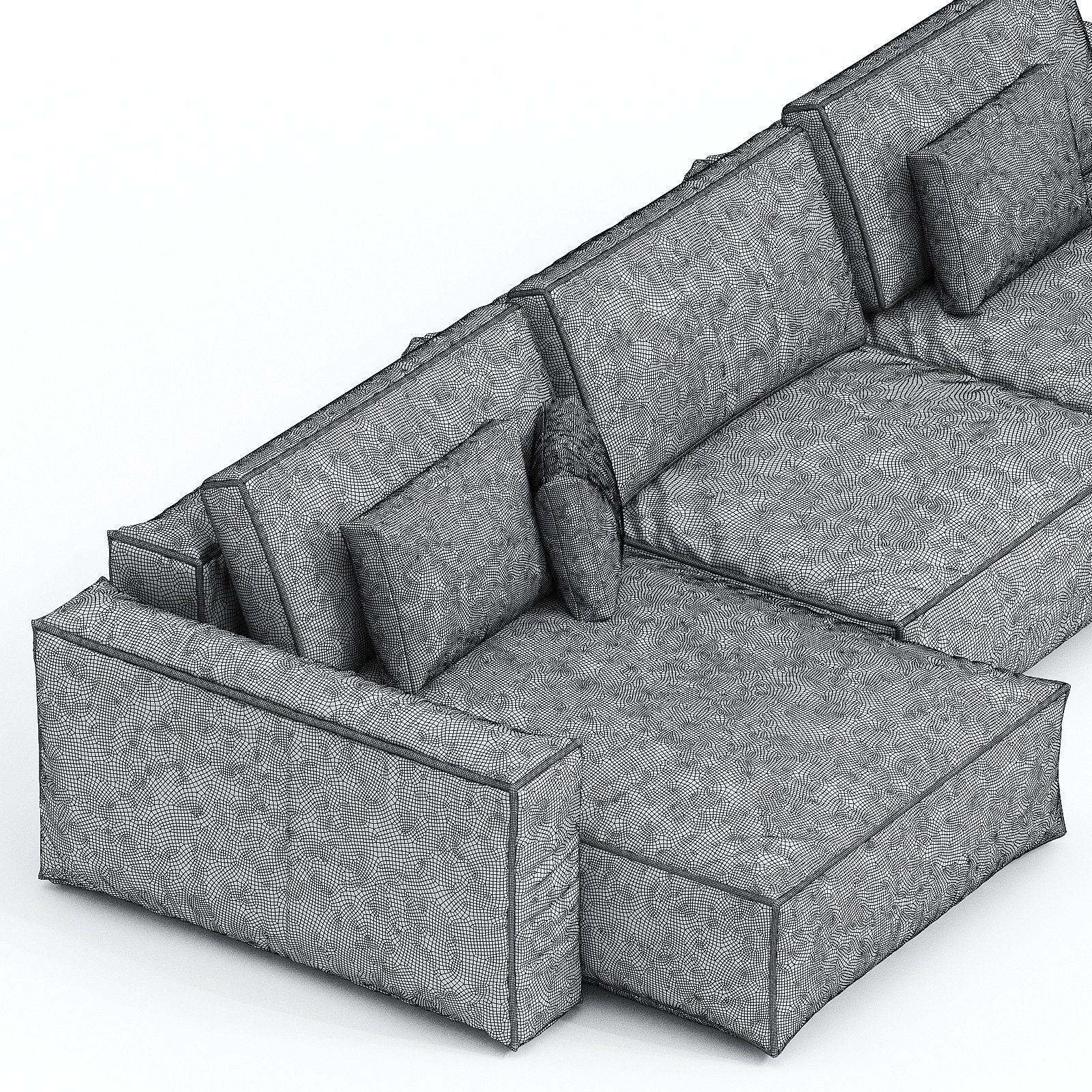 Corner sofa Ebi 1 Happy 3D model | CGTrader
