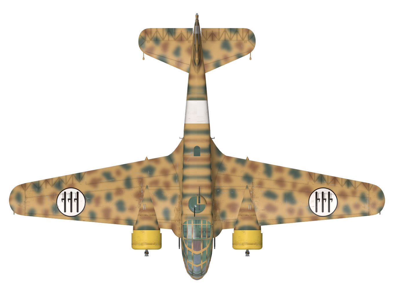 Caproni Ca311 3D model | CGTrader