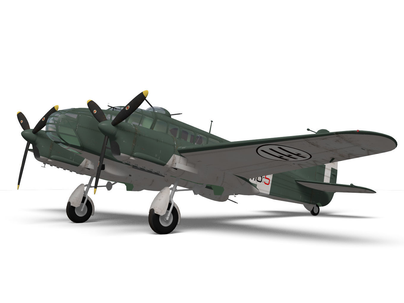 Caproni Ca314 3D model | CGTrader